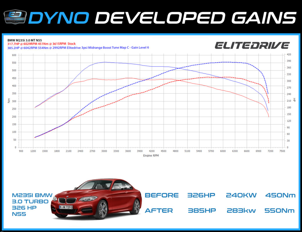 Petrol Dyno Results - Elitedrive New Zealand